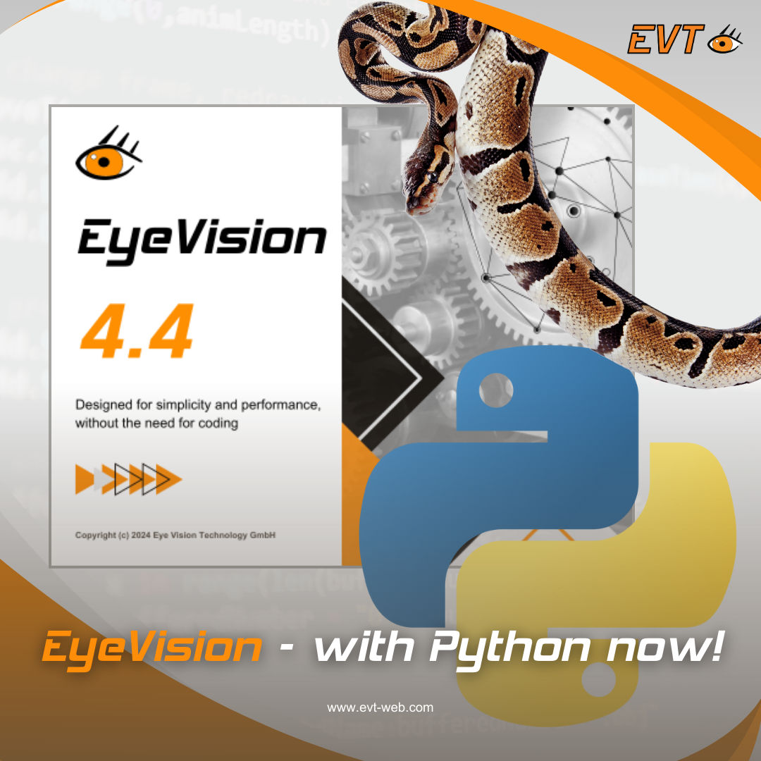 Python Integration available in EyeVision 4.4 - EyeVisionTechnology
